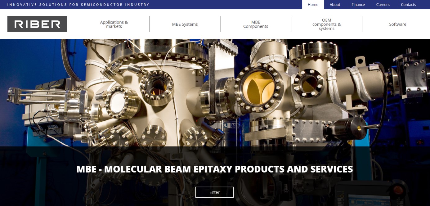 RIBER launches its new website - Riber, Molecular Beam Epitaxy products ...